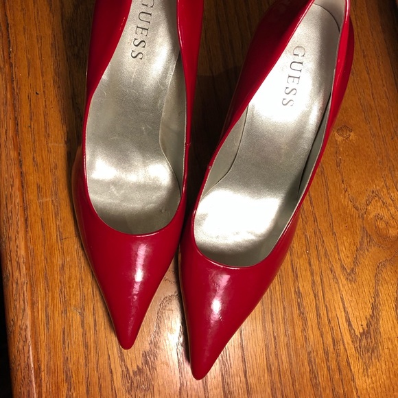 Guess | Shoes | Guess Red Patent Leather Shoes | Poshmark